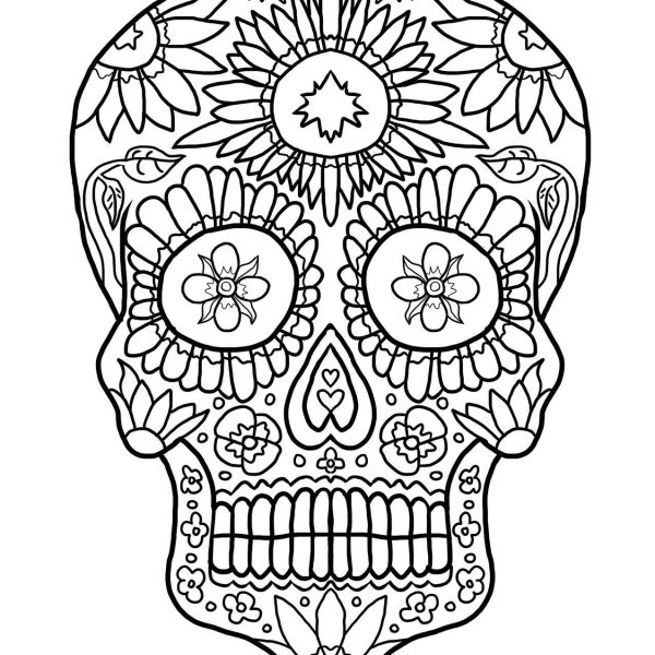 Dibujos de Calaveras para Colorear | DECALAVERAS.COM